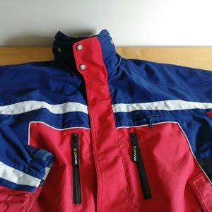 Descente | Jackets & Coats | Descents Dna Mens S Red White Blue Ski ...